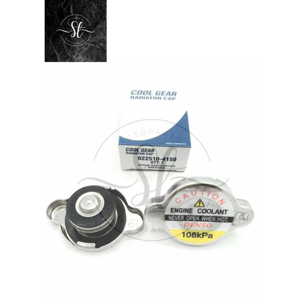 DENSO Cool Gear Radiator cap R148 (1.1) (BLACK) (022510-4150) | Shopee ...
