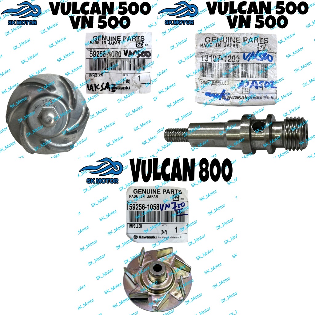 KAWASAKI VULCAN VN EN 500 700 750 800 Original Impeller Fan Radiator ...