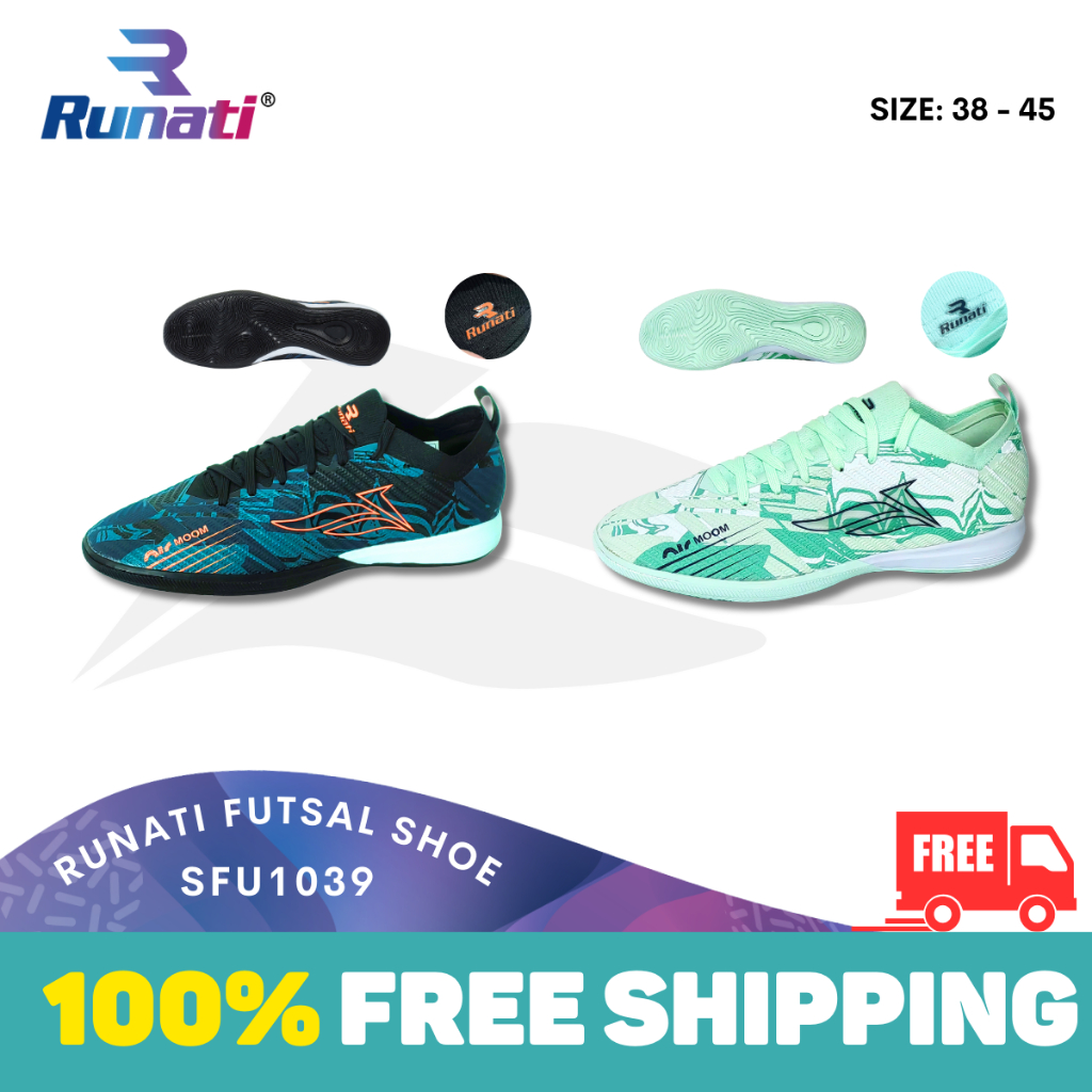 Runati Futsal Shoes SFU1039 | Kasut Bola Futsal - Durable & Comfortable ...