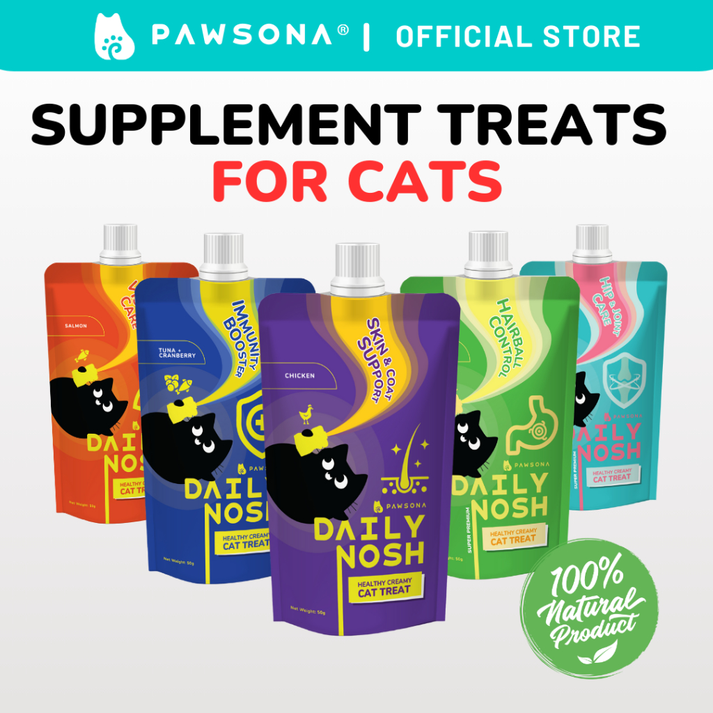 Daily Nosh® Supplement Treat Wet Food | Vitamin Cat Treat Pouch | Snack ...