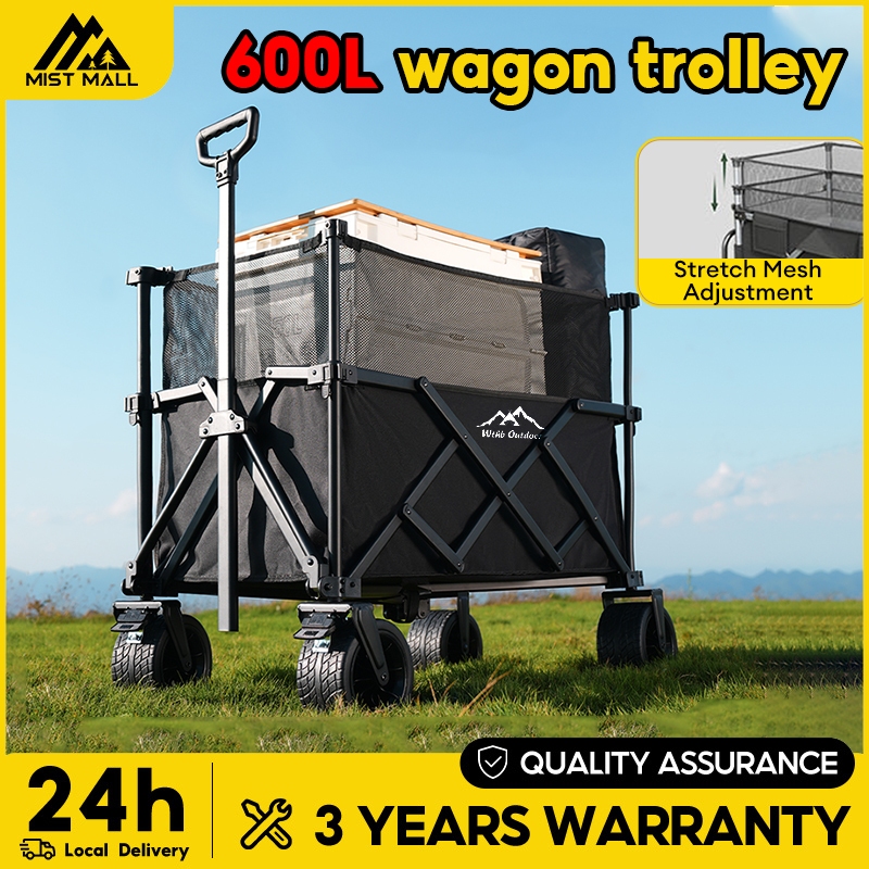 Outdoor Trolley Wagon Troli Barang Foldable Wagon Foldable Cart camping ...