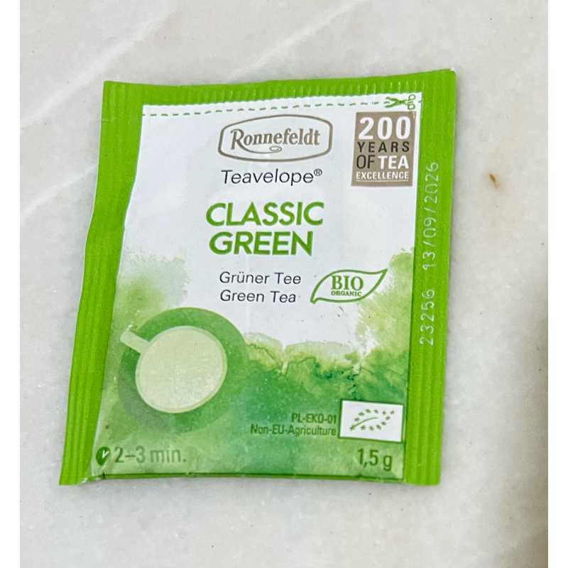 Ronnefeldt Classic Green Tea ( 4 teabags without box) | Shopee Malaysia