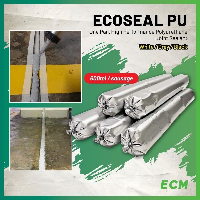 ECOSEAL PU (600ml) One Part High Performance Polyurethane Joint Sealant / PU Sealant / Joint ...