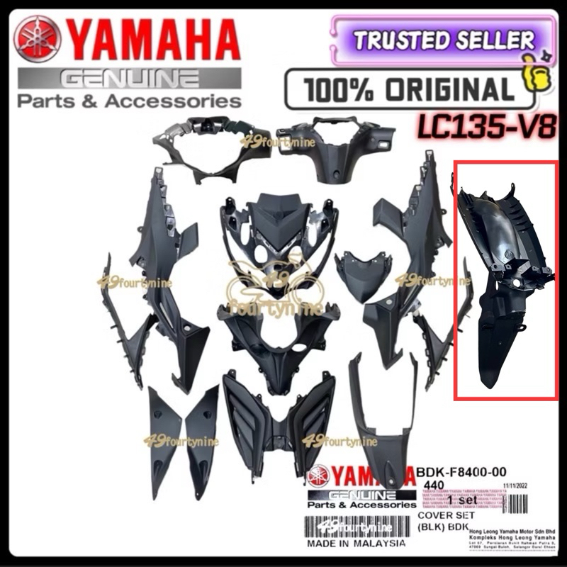 100% ORIGINAL LC135 Fi LC135 V8 INNER SET INNER COVER SET LCFi LCV8 ...