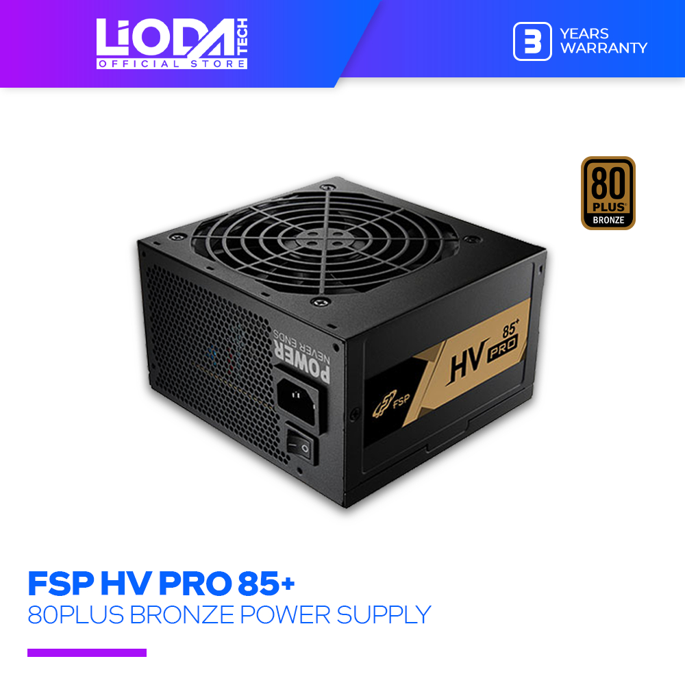 FSP HV Pro 85+ Series 80PLUS Bronze Power Supply (550W / 650W) | Shopee ...