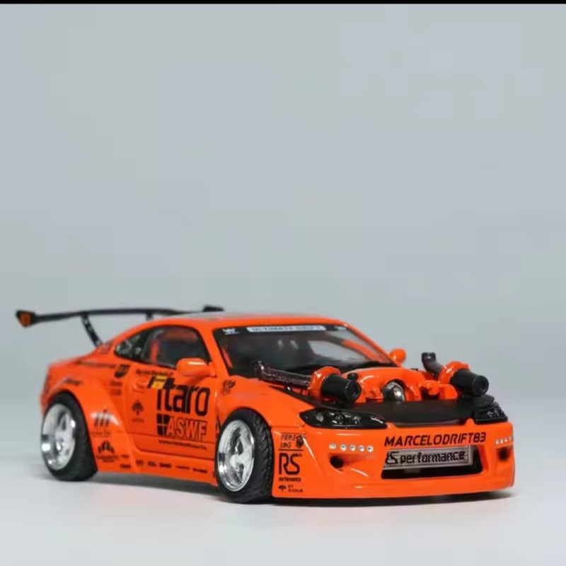 Nissan Silvia S15 ITARO decals powered V8 scale 1:64 | Shopee Malaysia