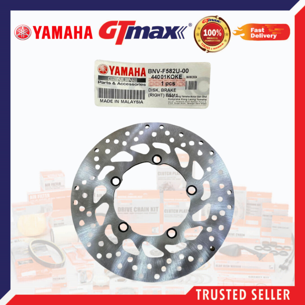 Y16 Y16ZR V2 ABS FRONT DISC PLATE Y16 DISC PLATE DEPAN DIJAMIN 100% ...
