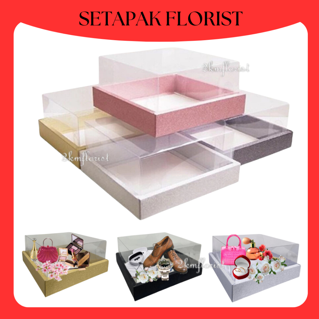 KOTAK HANTARAN Gift Doorgift Florist Box Bunga Hantaran Hadiah Borong ...