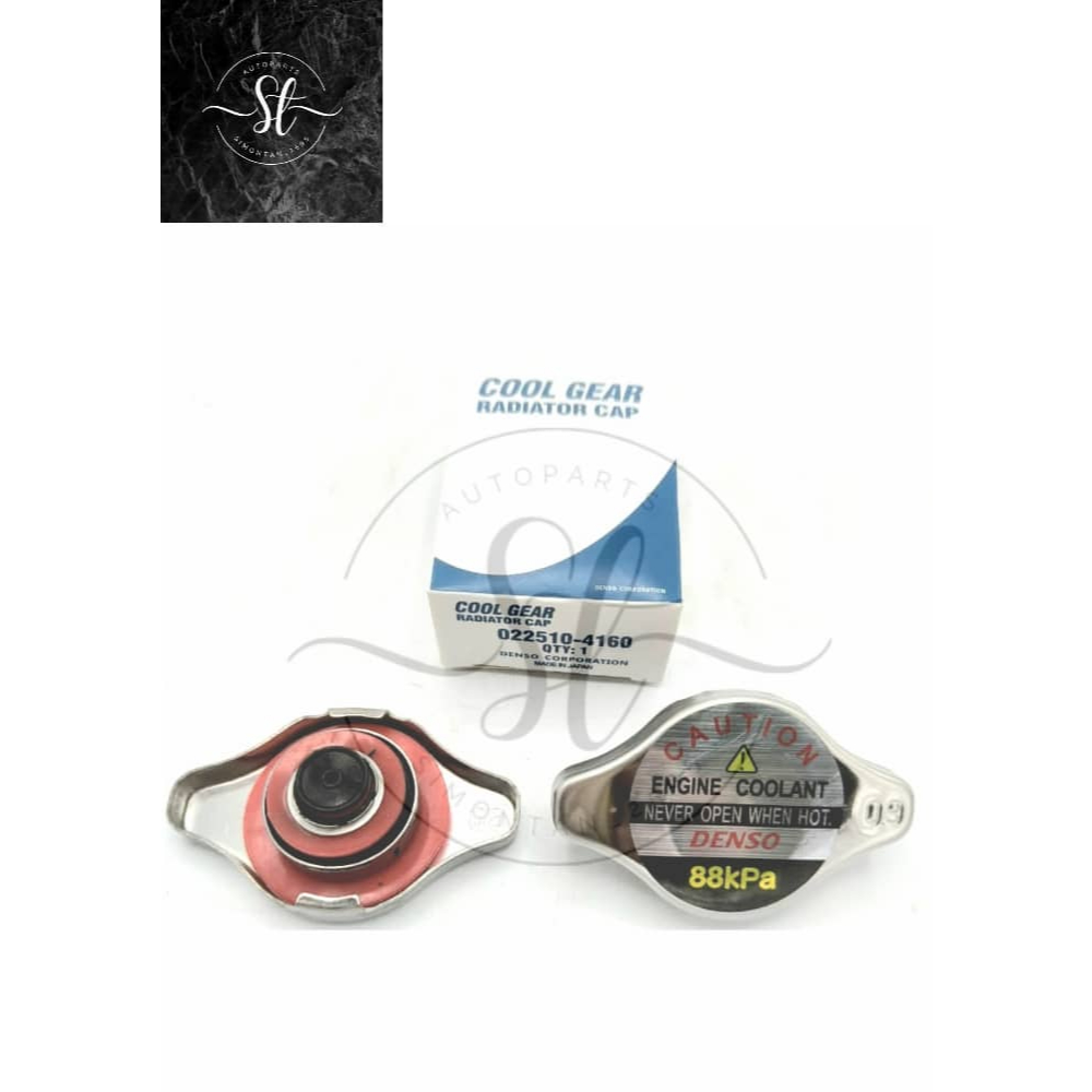 DENSO Cool Gear Radiator cap R125 (0.9) (RED) (022510-4160) | Shopee ...