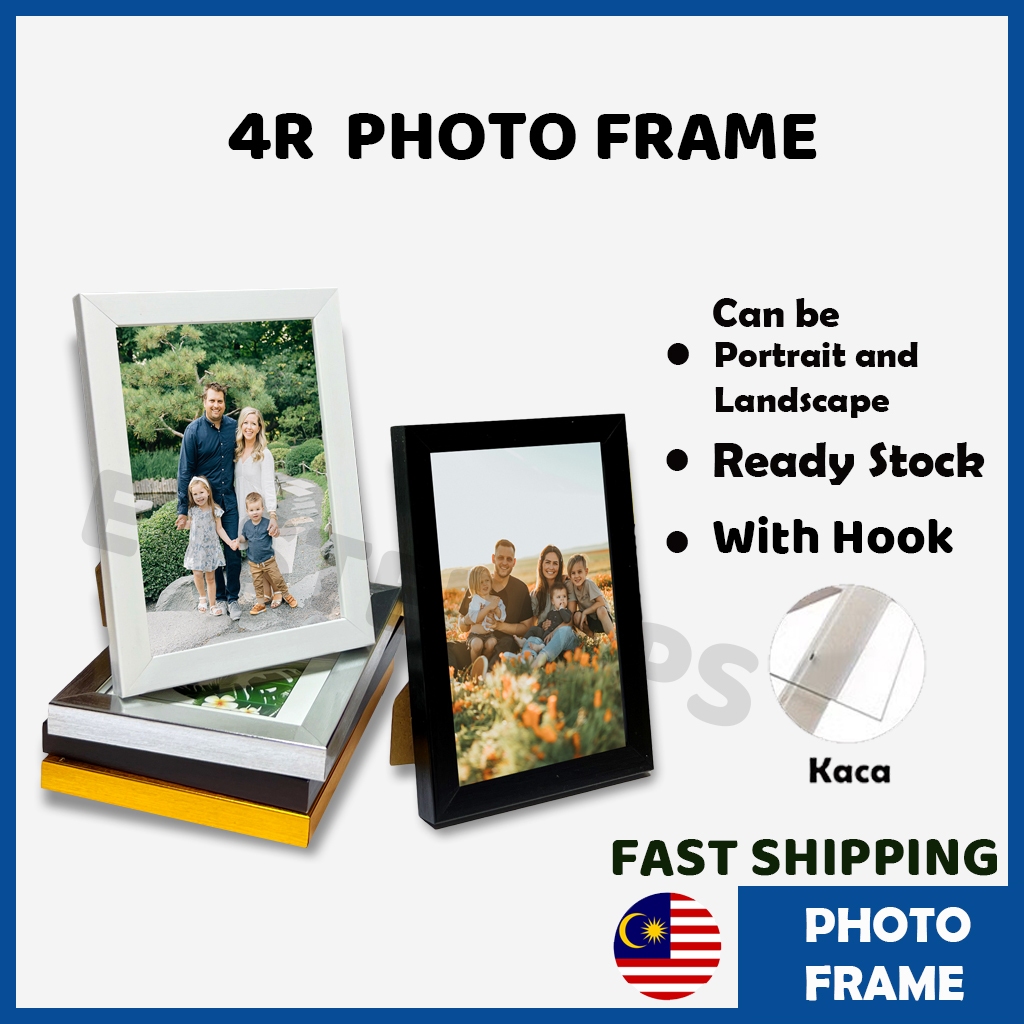4R Photo Frame Wall Decoration/ Frame Gambar DIY Frame Wall / Frame ...