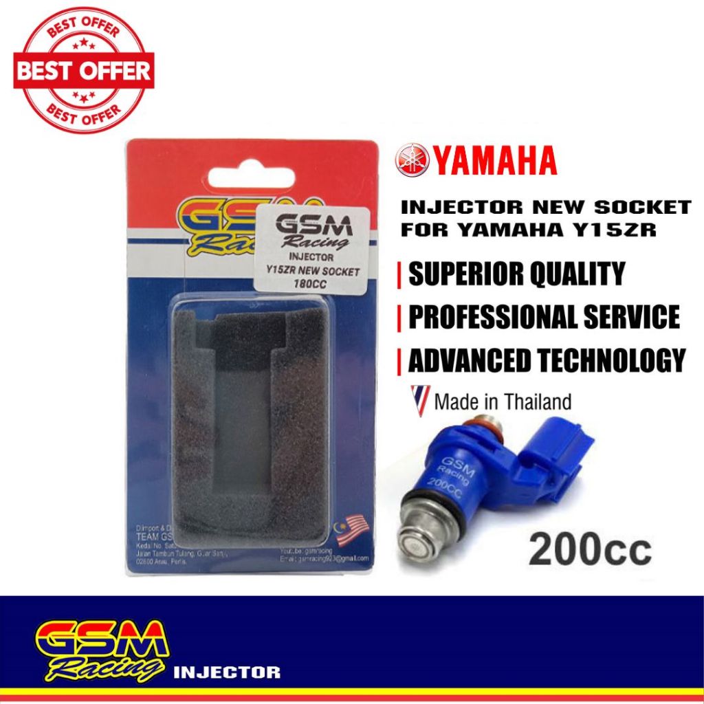 🔥OFFER🔥 YAMAHA Y15ZR GSM Racing Injector 200cc | Shopee Malaysia