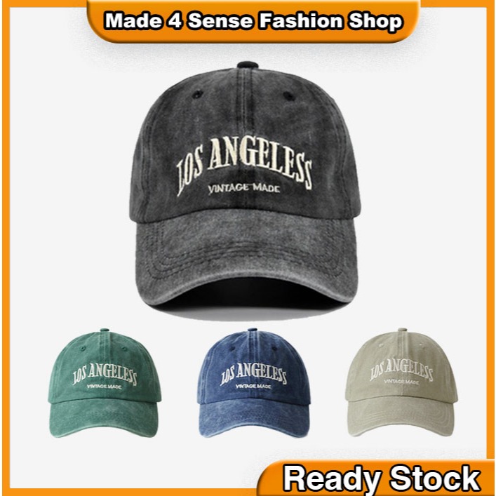 American Casual Washed Style Baseball Cap / Unisex Adjustable ...
