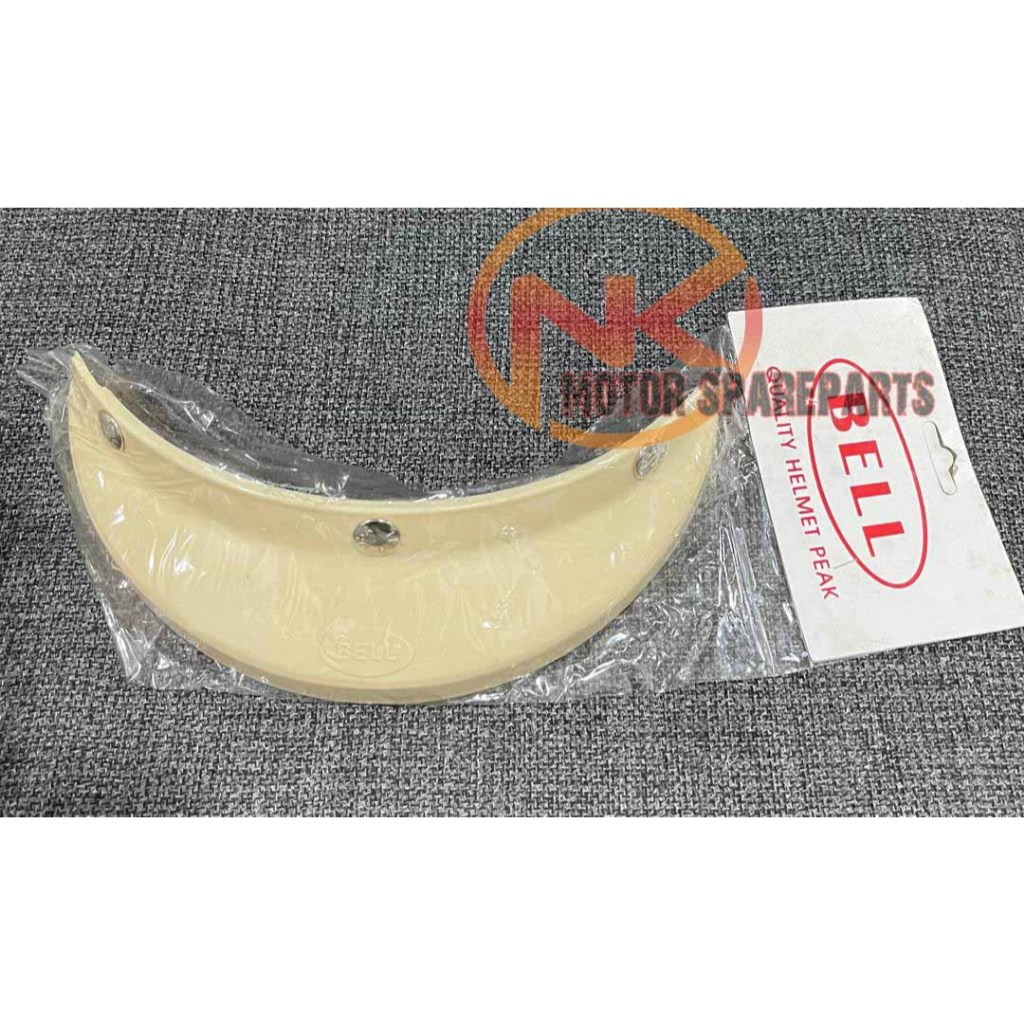 BELL Helmet Cap Warna CREAM (Stock lama) | Shopee Malaysia