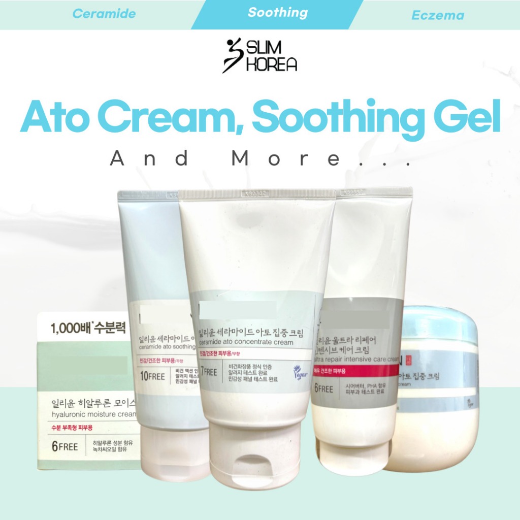 ILLIYOON Krim Pelembap Ato Cream, Soothing Gel, Lotion, Fresh Moisture ...