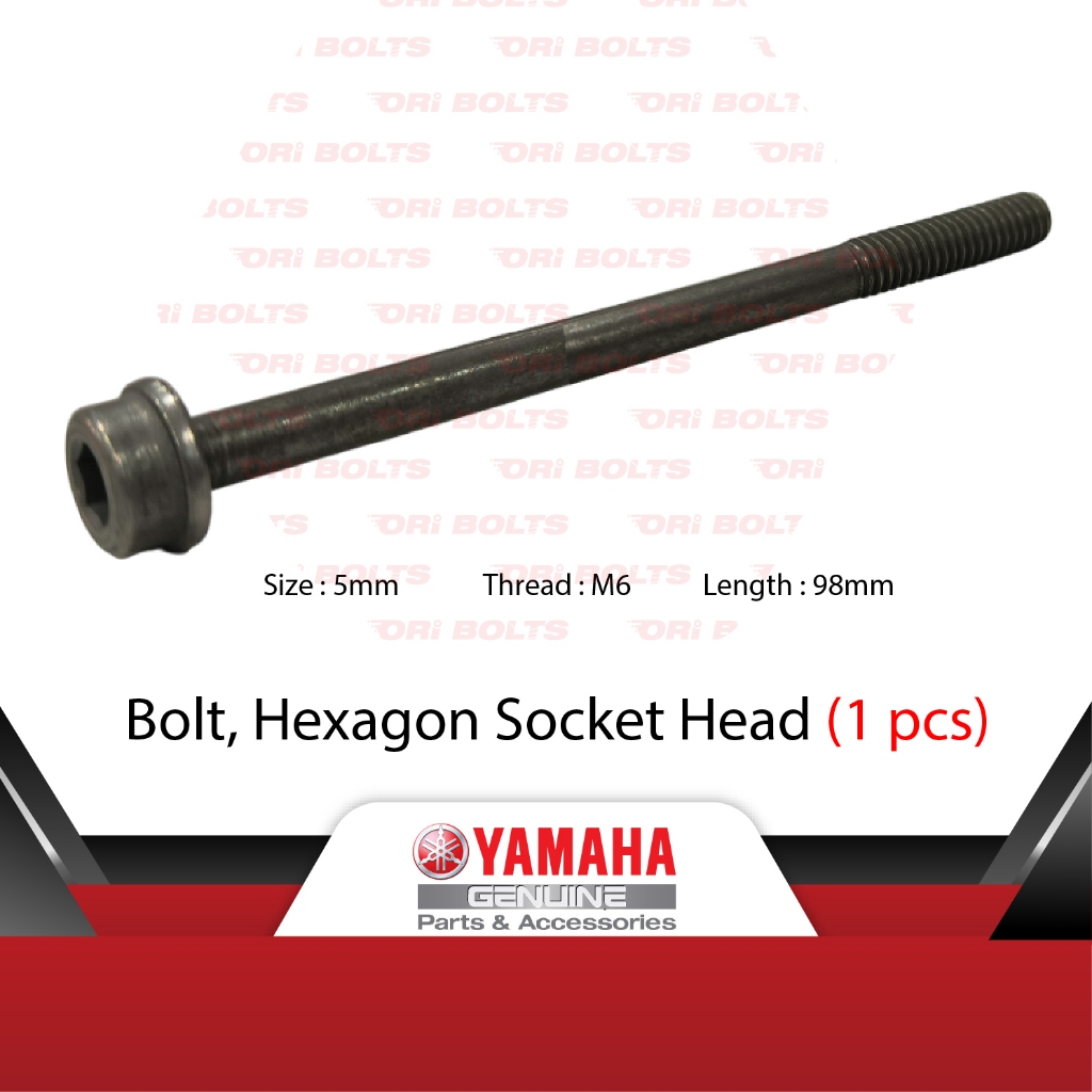 90110-06894 Yamaha Original NVX Y16 R15M MT15 Bolt ikat Cylinder Head ...