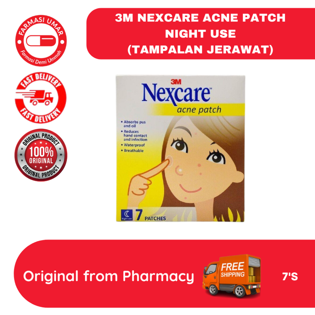 3M NEXCARE ACNE PATCH THINNER (NIGHT 7'S) | Shopee Malaysia