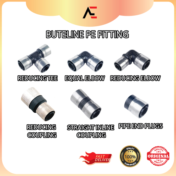 Buteline PE Fitting For Poly HDPE Pipe | Shopee Malaysia