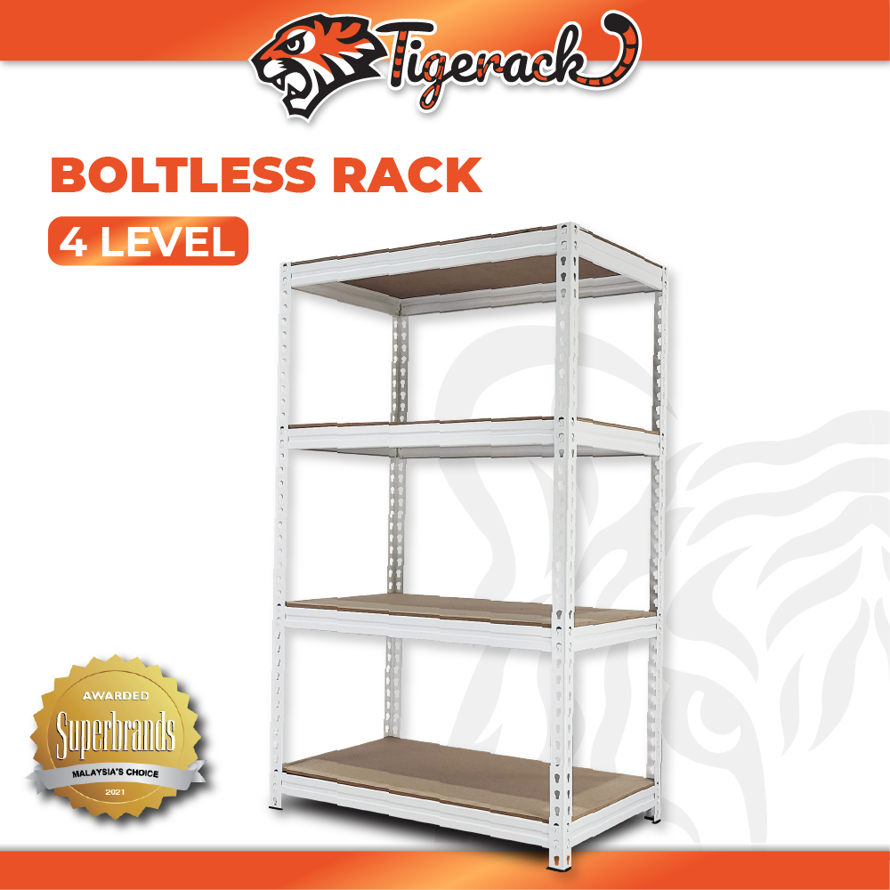 [FREE SHIPPING] TIGERACK Boltless Rack 4 Level Shelf Kitchen Rack Rak ...