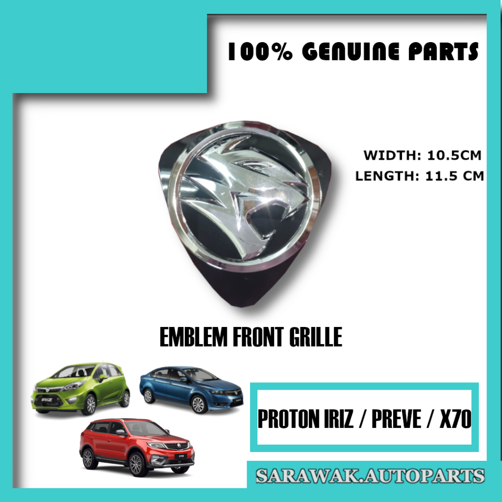 Proton Iriz Preve X70 X-70 Front Grille Emblem Logo | Shopee Malaysia