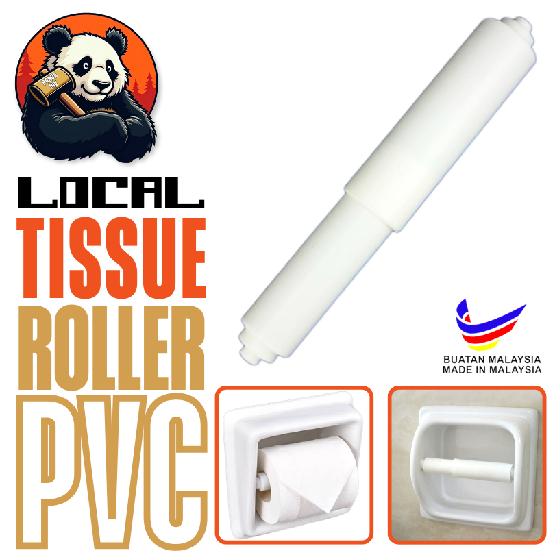 🐼 PVC TISU tissue ROLLER / Toilet Roll Spindle Loaded / Tissue Paper ...