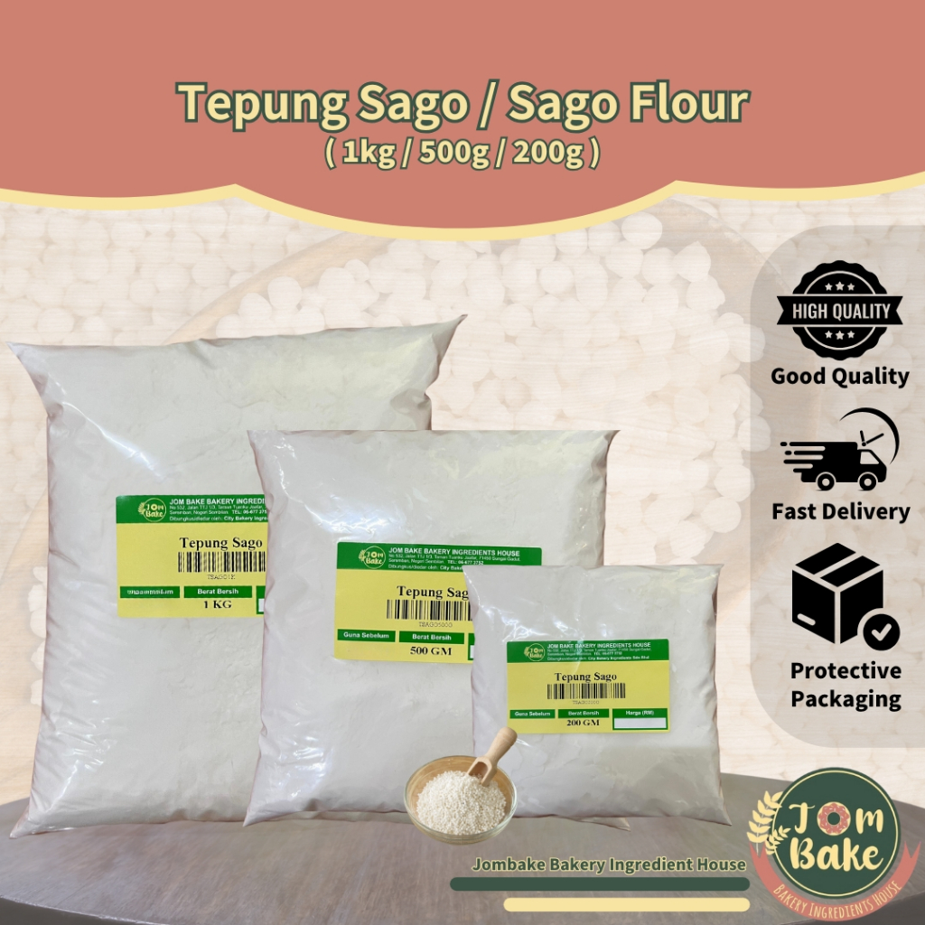 Tepung Sago / Sago Flour [ 200g / 500g / 1kg ] | Shopee Malaysia