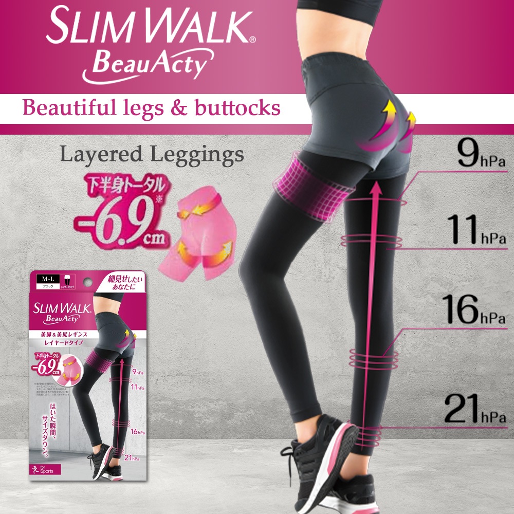 Japan leggings Slim Walk leg slimming Weight Loss Compression Beautiful ...