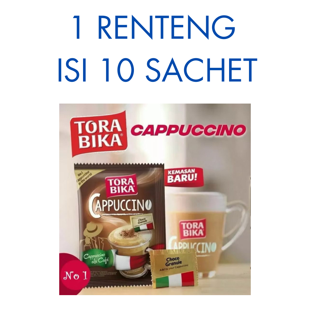 TORABIKA CAPPUCINO 1 RENTENG ISI 10SACHET | Shopee Malaysia