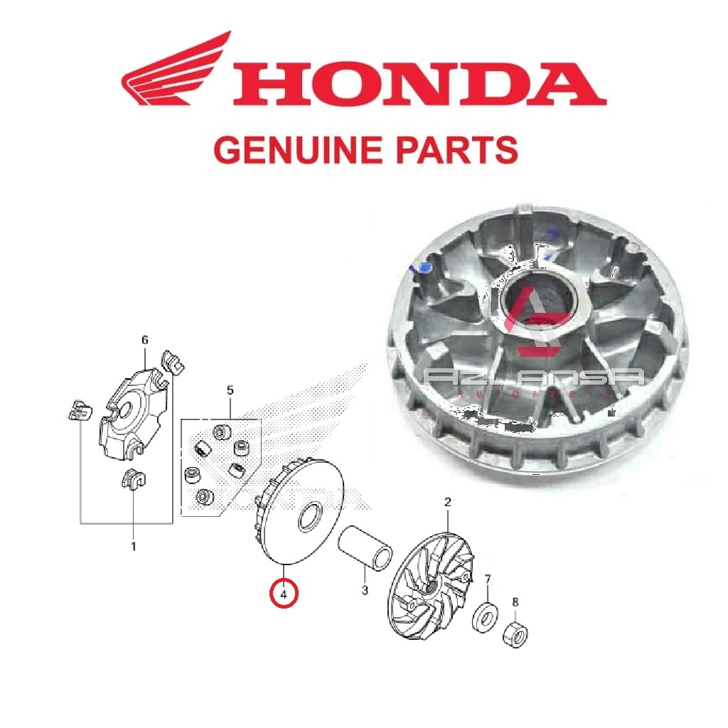 Face Comp Movable Drive ( 22110-K36-A00 ) PCX & Vario 150 💯 Honda ...
