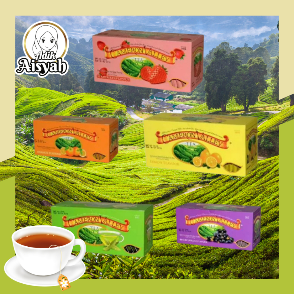 Teh Cameron Valley Bharat Tea Jenis Uncang Strawberry Tea / Lemon Tea ...