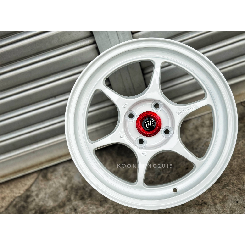 New Car Sport Rim ENKEI WHEELS PF06 15x6.5J 4x100 ET40 White - READY STOCK | Shopee Malaysia