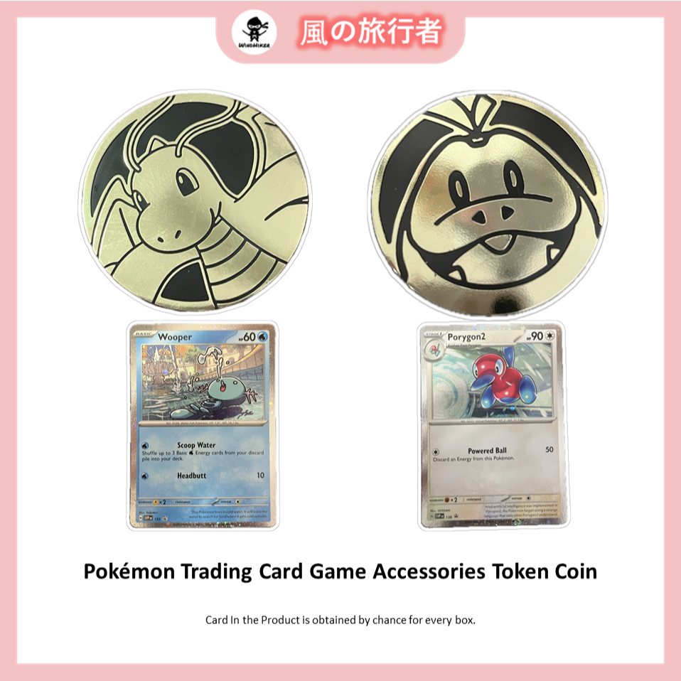 Pokemon Trading Card Game Accessories Token Coin Promo Card | Shopee ...