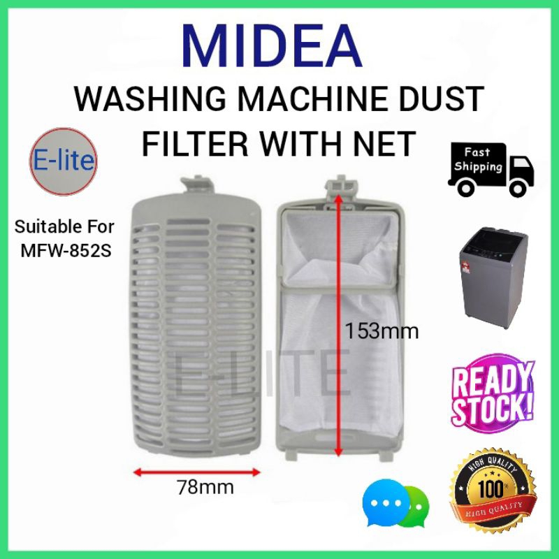 MIDEA WASHING MACHINE DUST FILTER WITH NET MFW-852S | Shopee Malaysia