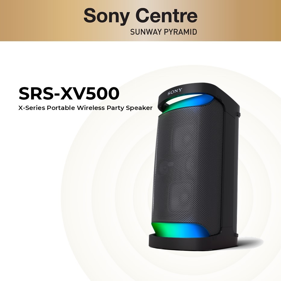 SONY XV500 X-Series SRS-XV500 Portable Wireless Party Speaker | Shopee ...