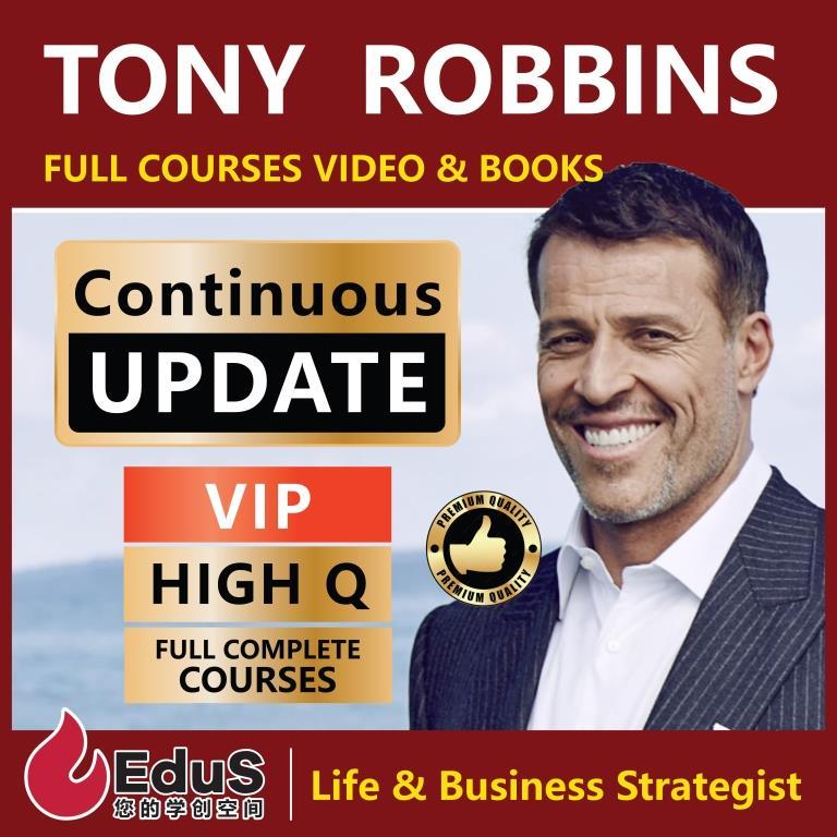 Tony Robbins Full Video courses Plus Free Audio Books / Courses ...