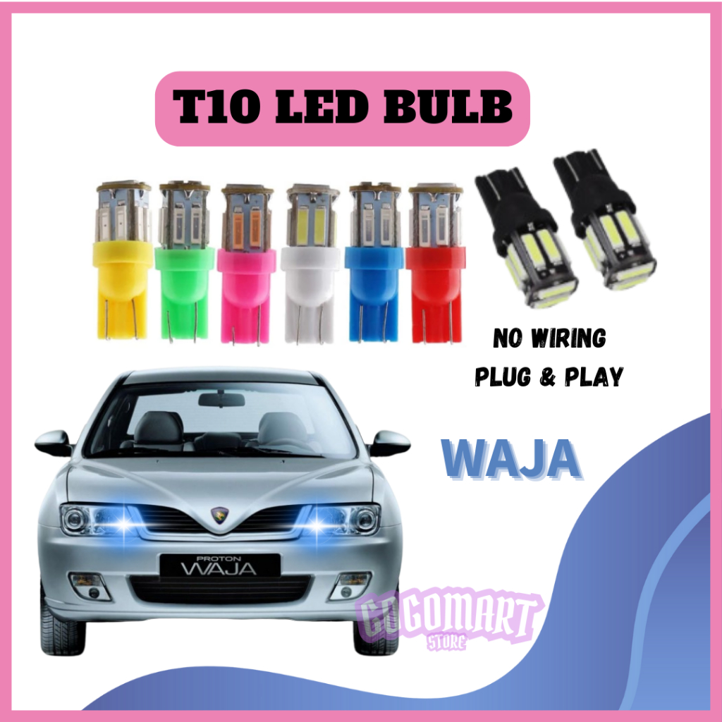 PROTON WAJA SMALL HEADLAMP LED T10 BULB CAR Led Light Bulb Mental Lampu ...