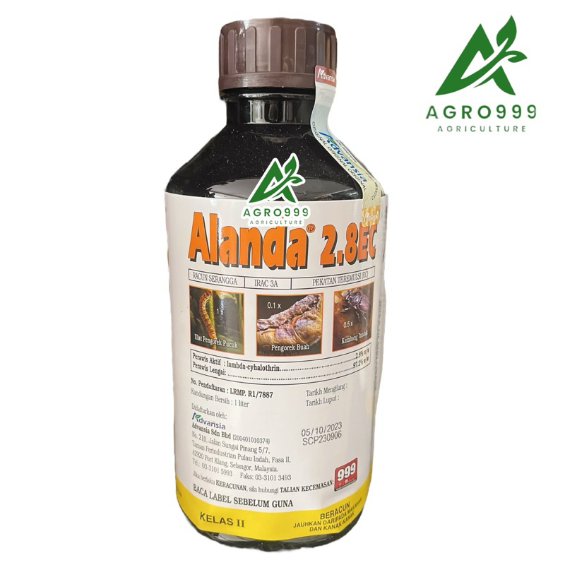 Alanda 2.8EC 1Liter Racun serangga/Sama dgn karate | Shopee Malaysia