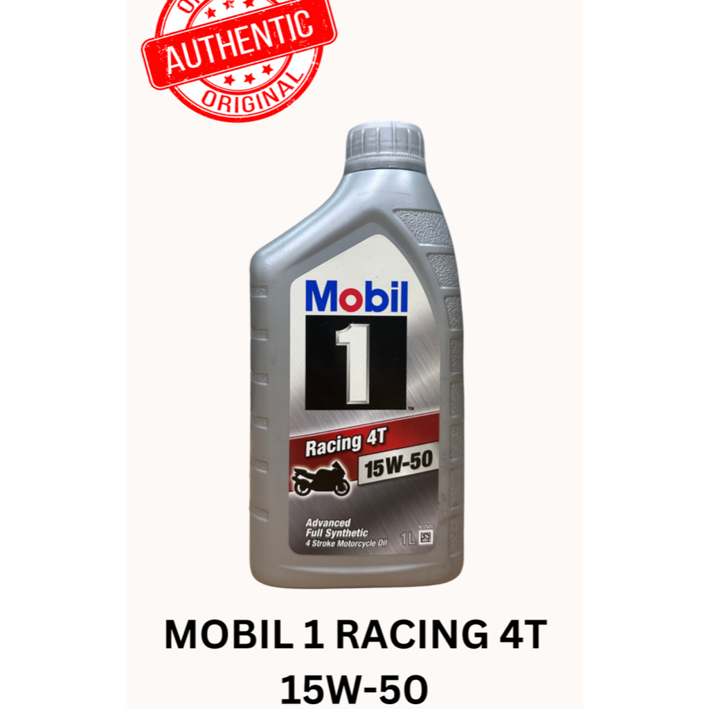 MOBIL 1 RACING 4T 15W-50 (1L) | Shopee Malaysia