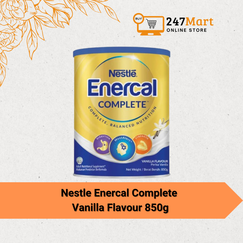 NESTLE Enercal Complete Vanilla Flavour 850g | Shopee Malaysia