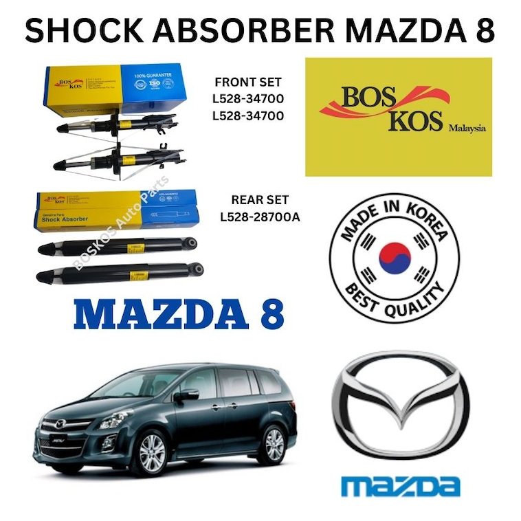 ABSORBER FRONT & REAR SET MAZDA 8 2.3CC (2006-2015) [L528-34700/L528 ...