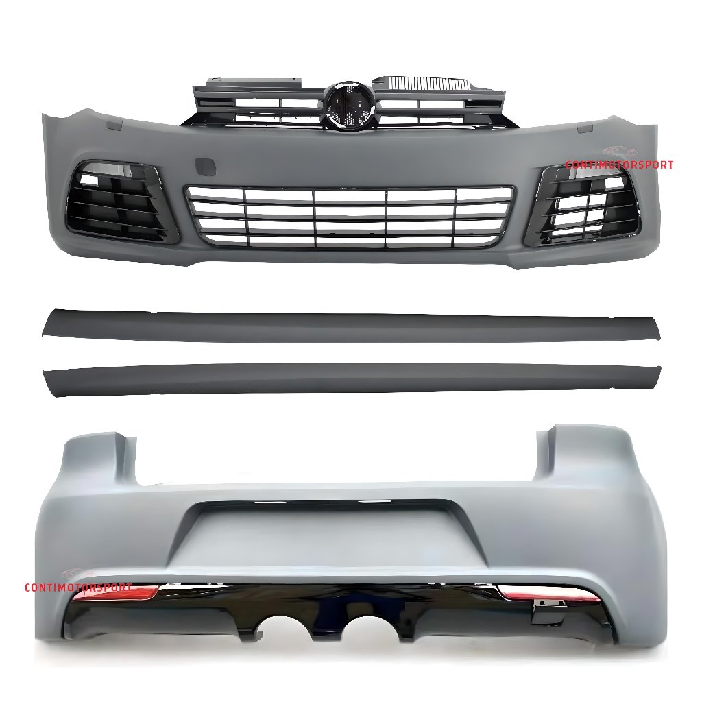 VW Golf MK6 R20 Set Front Rear Bumper Skirt Grill DAYLIGHT BODYKIT Tsi ...