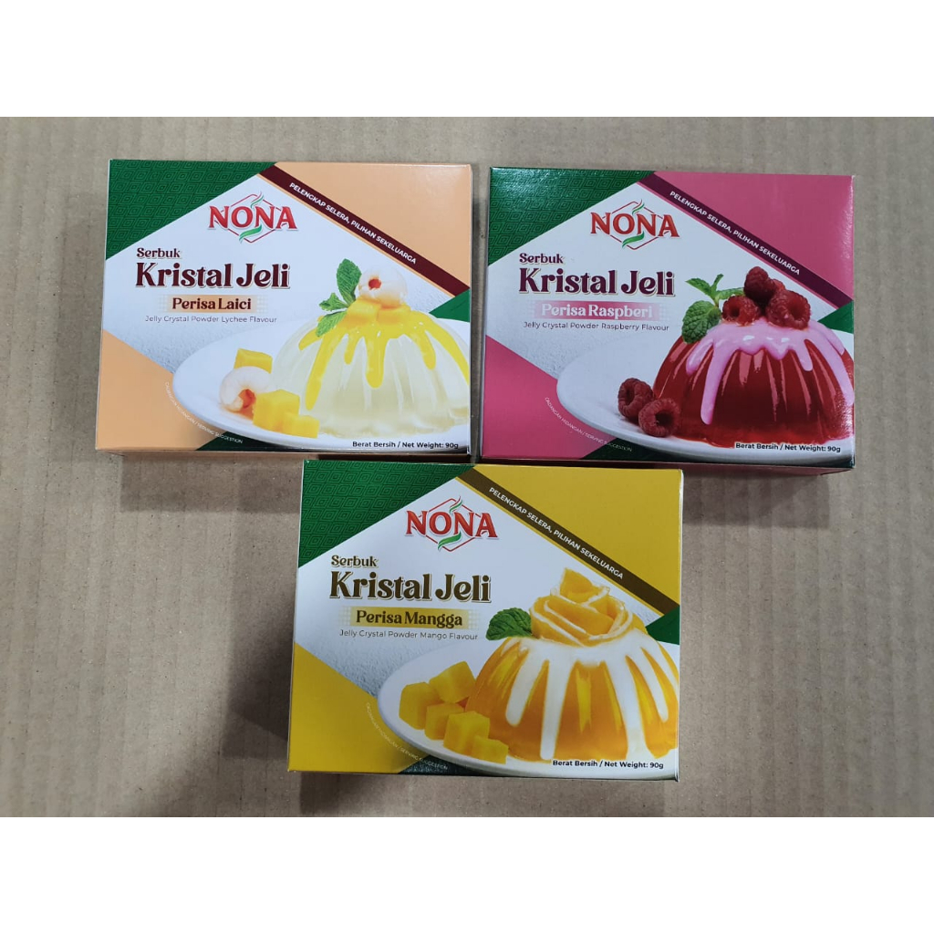 NONA SERBUK KRISTAL JELI (90g)/JELLY CRYSTAL POWDER NONA (90g) | Shopee ...