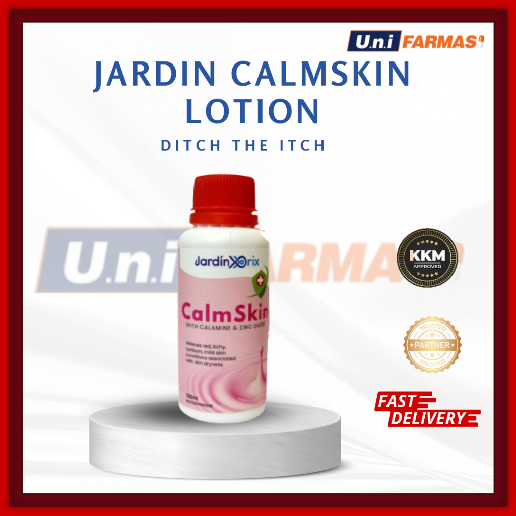 JARDIN CALMSKIN LOTION 120ML[CALAMINE LOTION,ZINC OXIDE AND 0.5% ...