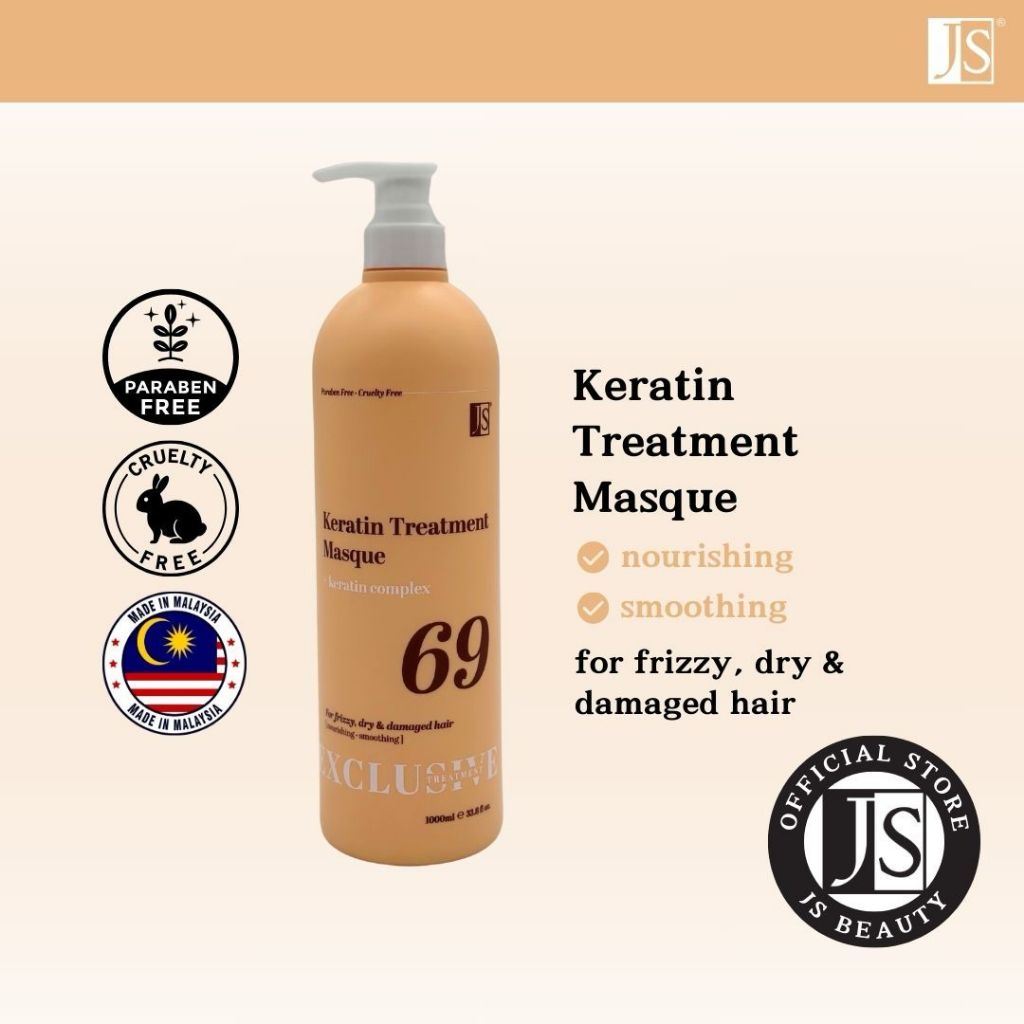 JS Beauty Hair Shampoo Set ( Shampoo + Keratin Treatment Masque ...