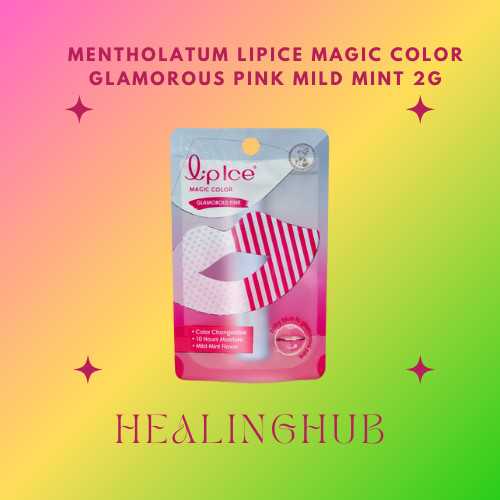 MENTHOLATUM LIPICE MAGIC COLOR GLAMOROUS PINK MILD MINT 2G | Shopee Malaysia