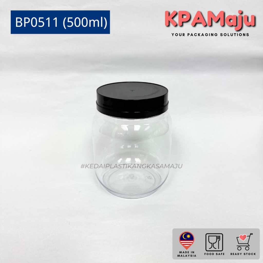 Balang BP0511 (500ml) + Stopper Kedap Udara - Balang Acar, Balang ...