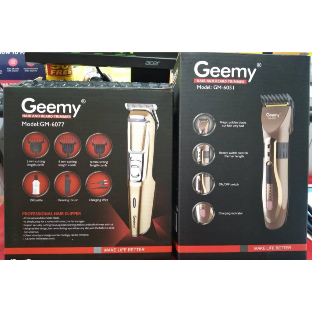 Mesin Gunting Rambut,Hair Clipper, Professional Hair Clipper,Gemei GM ...