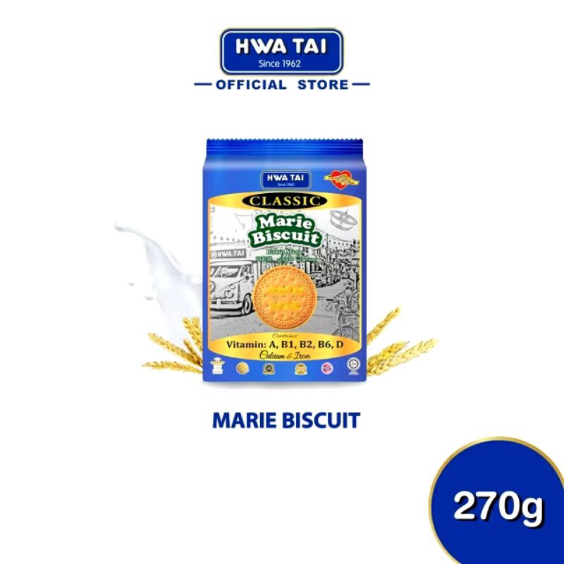 Hwa Tai Marie Biscuits (270g) | Shopee Malaysia