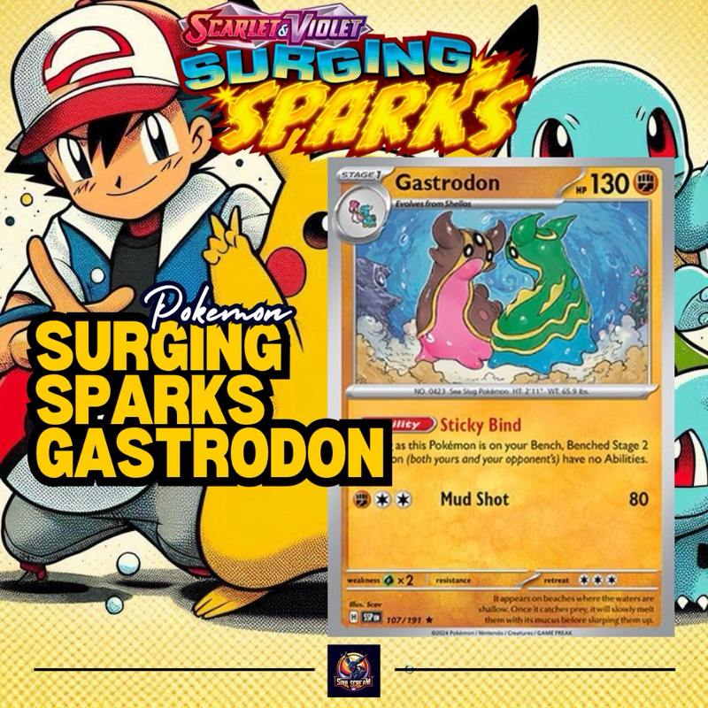 Pokemon TCG Gastrodon Surging Sparks | Shopee Malaysia