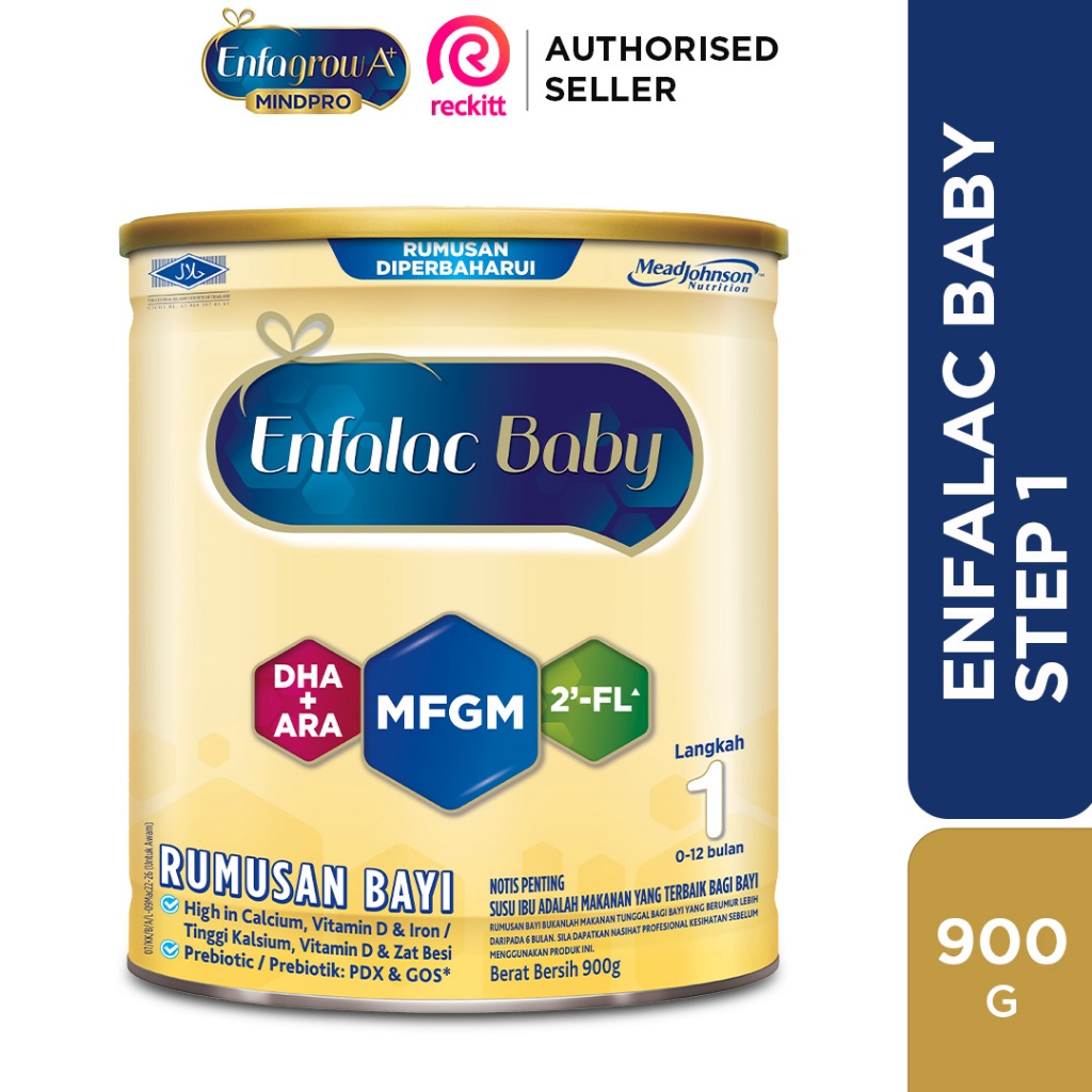 Enfalac Baby Step 1 - 900g Susu Milk Formula Powder | Shopee Malaysia