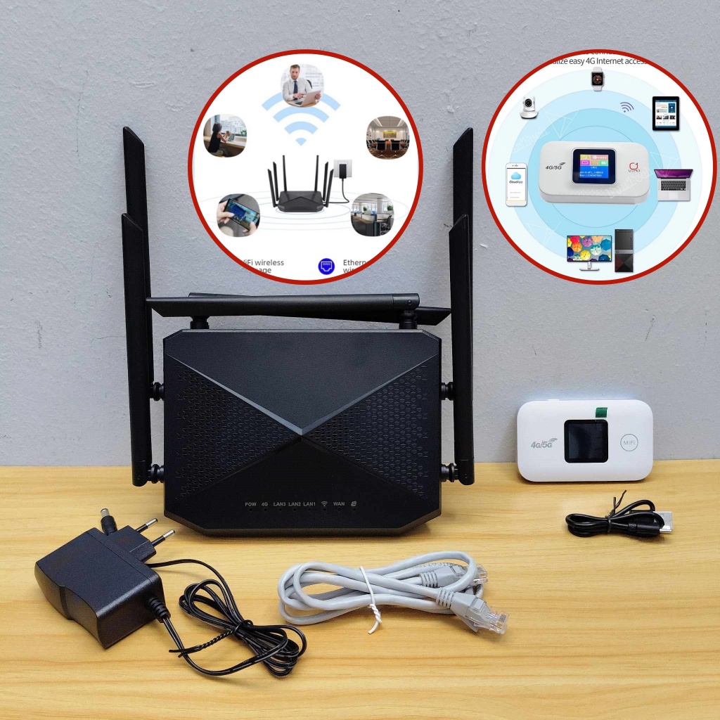 WIRELESS ROUTER B618 MOBILE WIFI MIFI 2WAYS DC POWER USB CHARGING 4G 5G ...